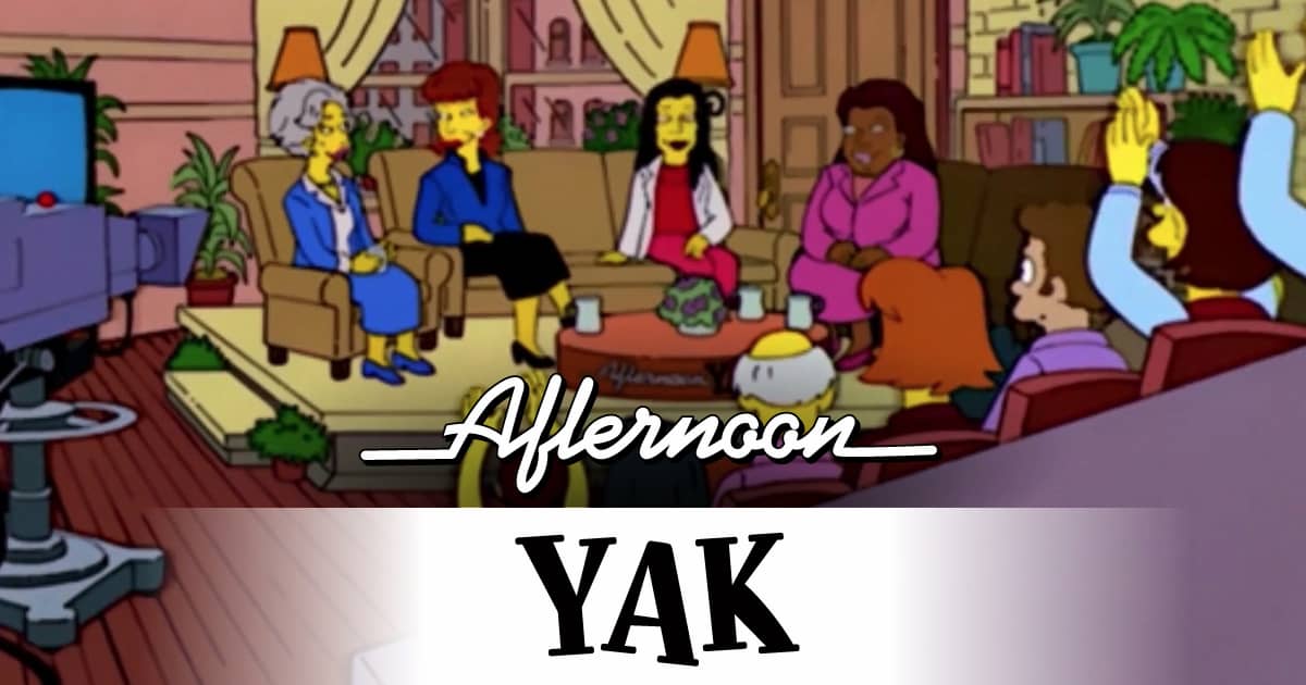 Afternoon Yak - Nestflix
